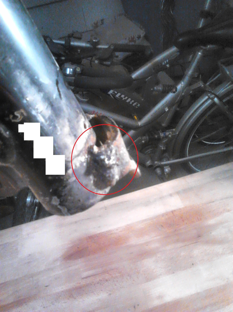 EnduroRahmen - unprofessionell am Anschlagwinkel/Lenkanschlag ...